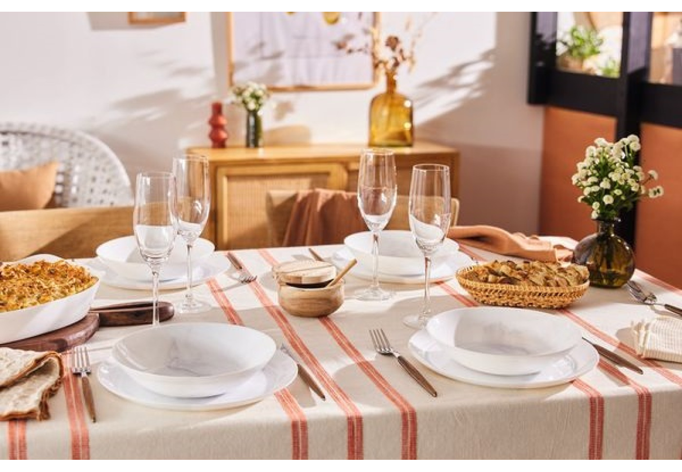 Купить набор бокалов для вина 4 штуки по 240 мл Luminarc Menades V5994 ...